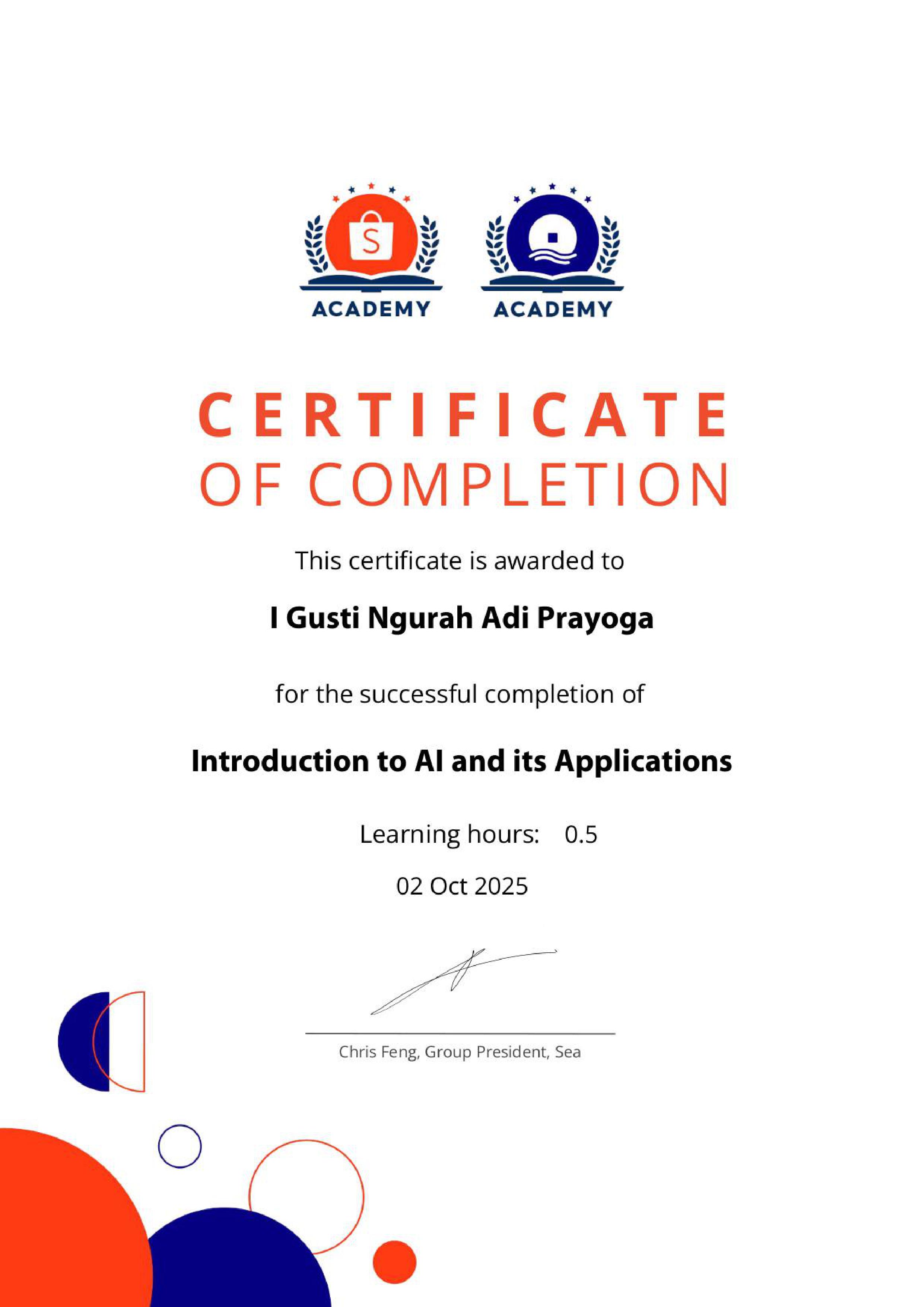 I Gusti Ngurah Adi Prayoga - Indonesia | Shopee | SPX | Field Operations (Facility) | Ops Region ...